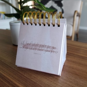 365 Days of Simple Scripture Bible Flipbook Desk Book-perpetual Daily ...