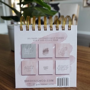 365 Days of Simple Scripture Bible Flipbook Desk Book-perpetual Daily ...