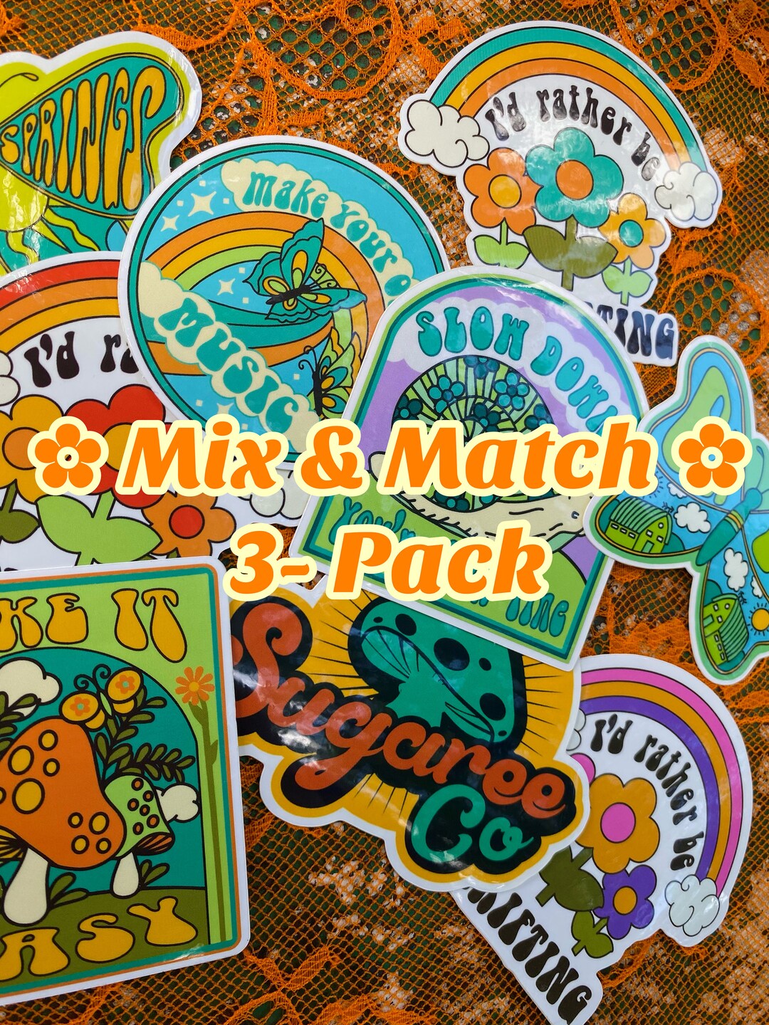 Sticker Bundle, Laptop Stickers, Water Bottle, Sticker Gift, Grateful ...