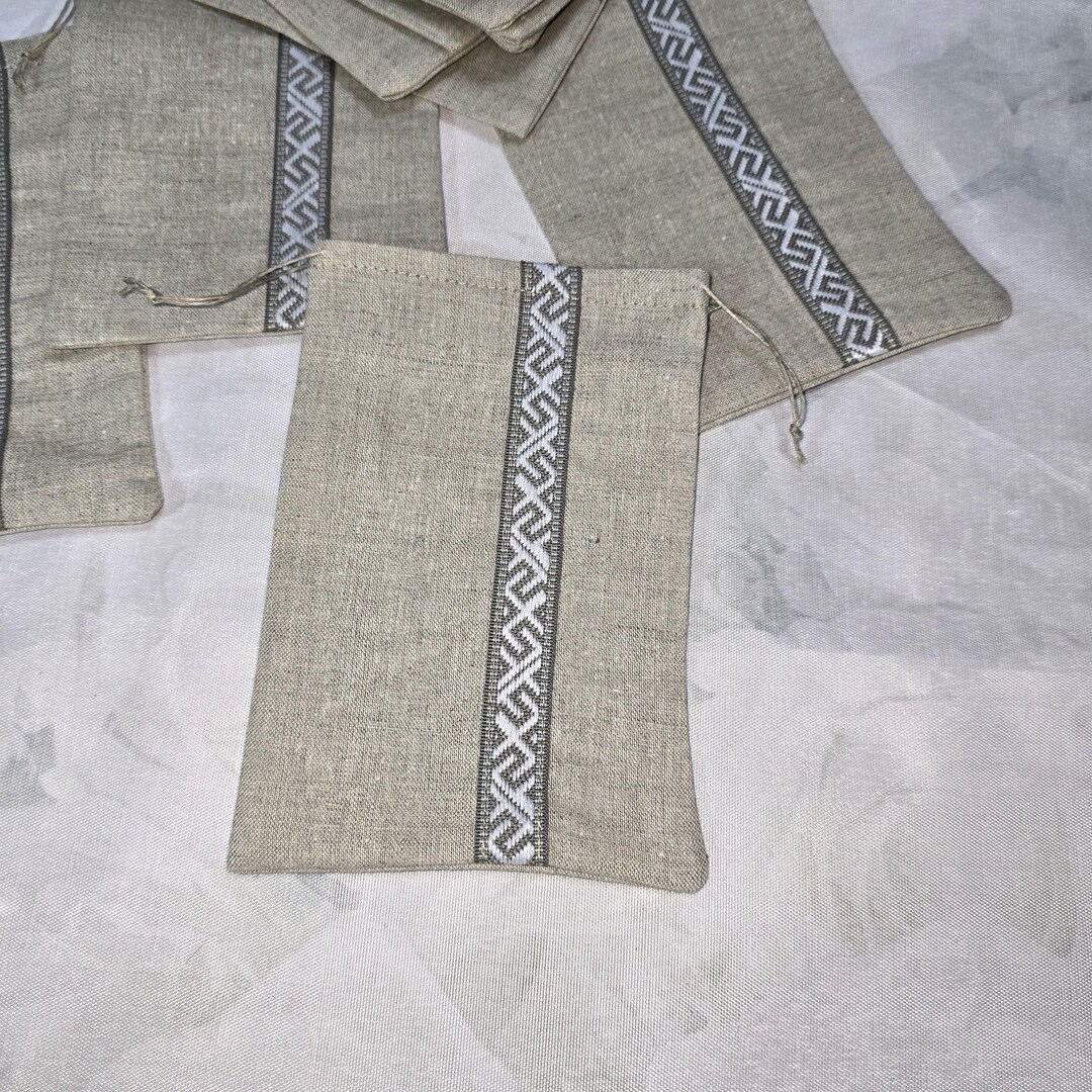Linen Sachets, Linen Grey Gift Bags, 10x15cm, 3, 5 or 10 Pcs - Etsy