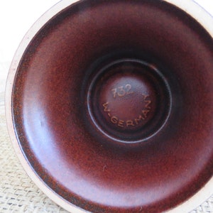 West German Scheurich Ceramic and Glass Candle or Tea Light Holder With ...