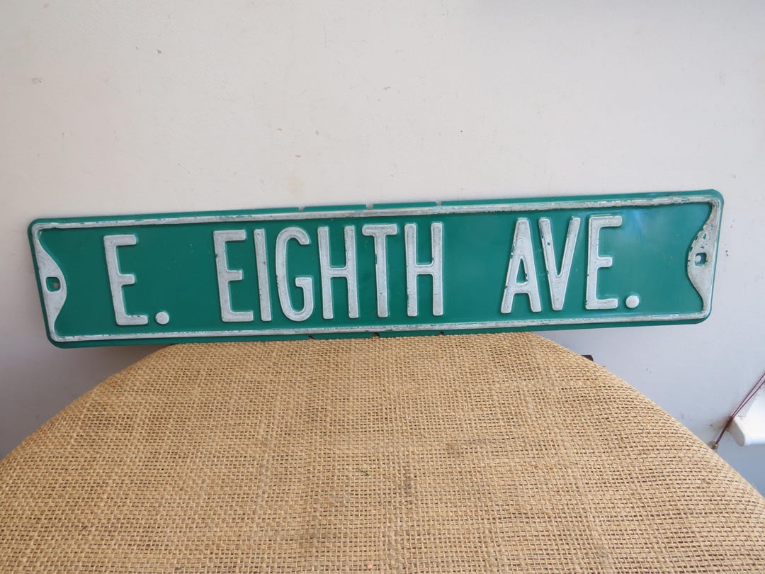 All Original Circa 1970 - 1980 Vintage Steel American Street Sign E ...