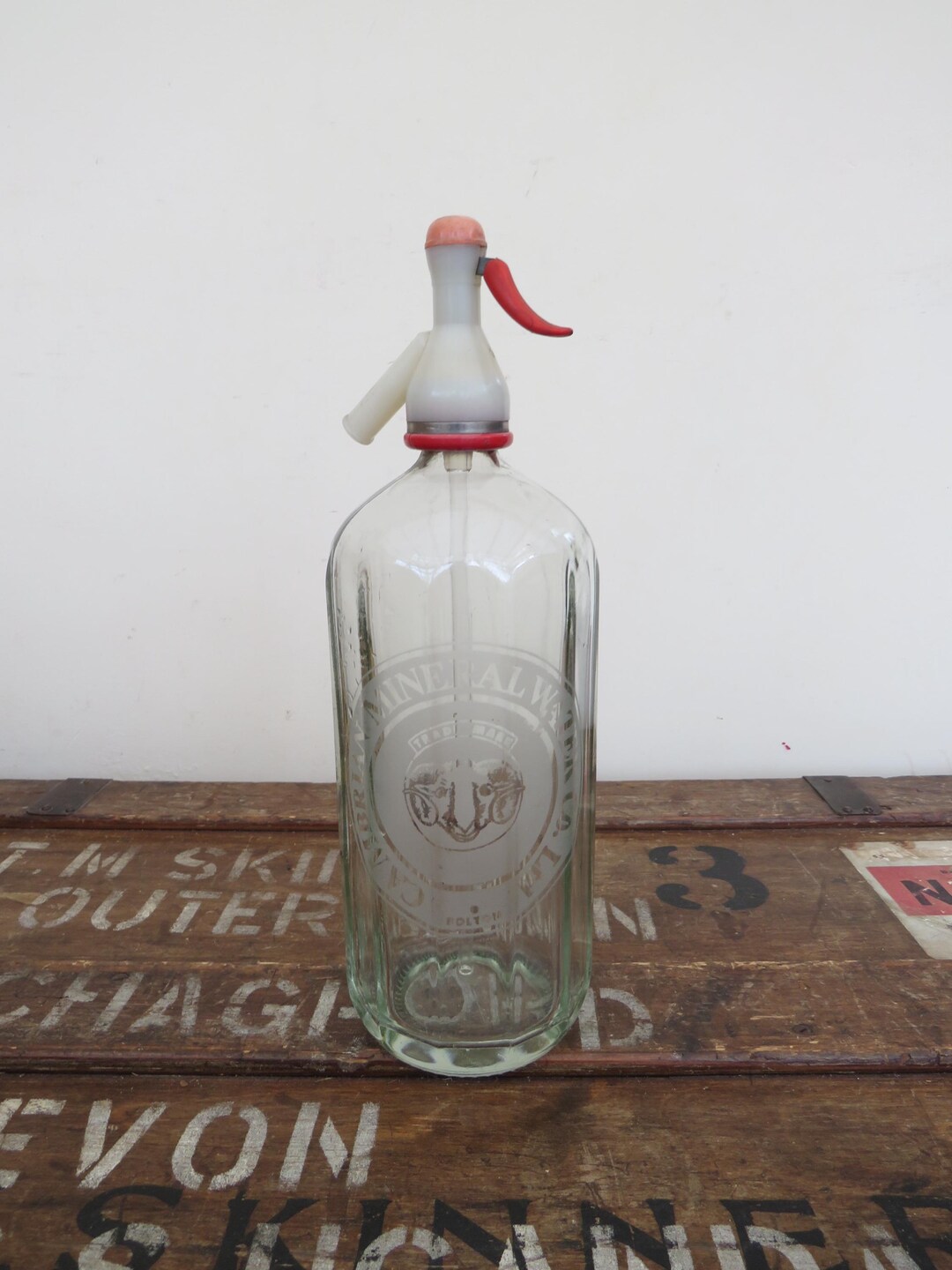 Vintage Circa 1960 Glass Soda Water Syphon Cambran Mineral Water Co ...