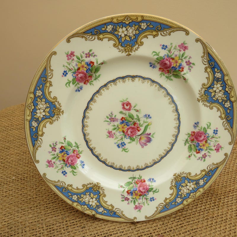 Blue Collector Plate Sets - Etsy UK