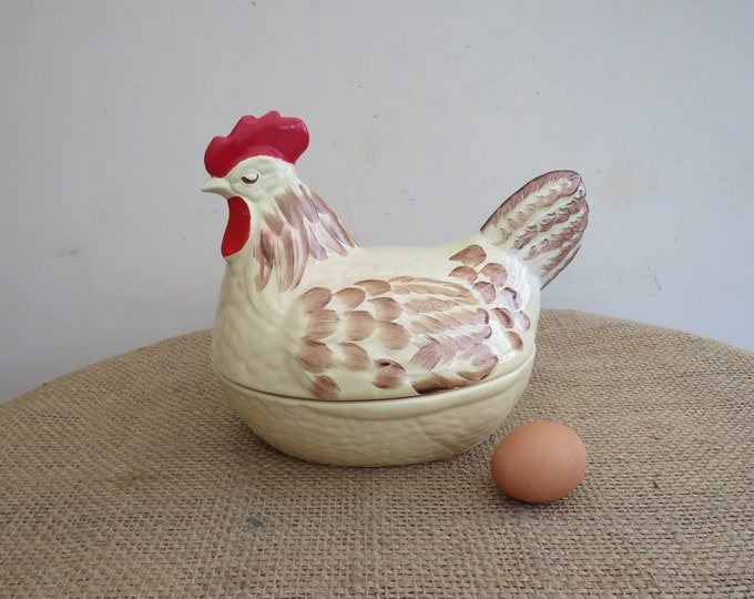 Vintage Circa 1960's Price Kensington Ceramic Pottery Chicken Egg ...