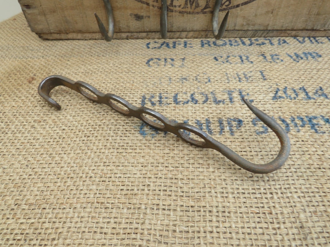 Genuine Antique French Hanging Butchers Hooks Circa 1850 - 1900 Hand ...
