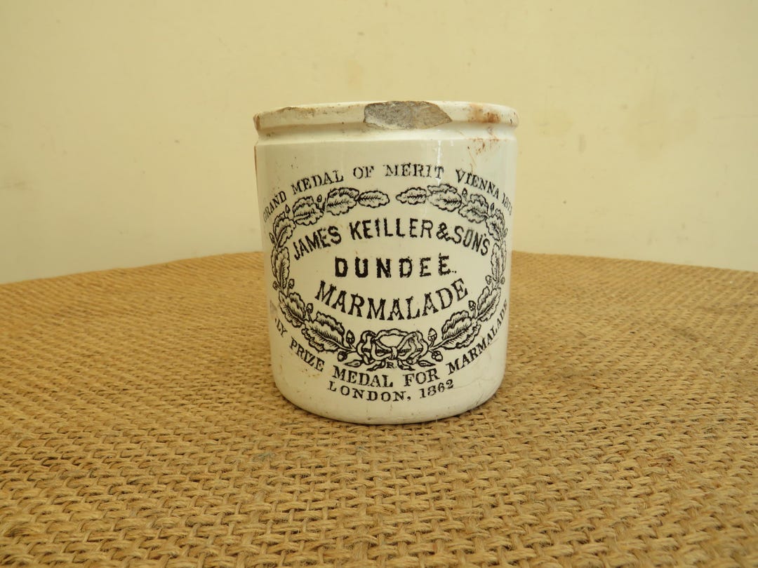 Vintage Late Victorian Early 20th Century Ceramic Marmalade Jar James ...
