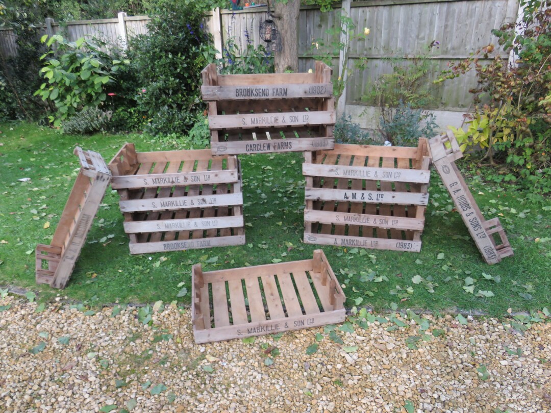 Vintage Circa 1980's Clean Jet Washed British Large Wooden Rustic ...