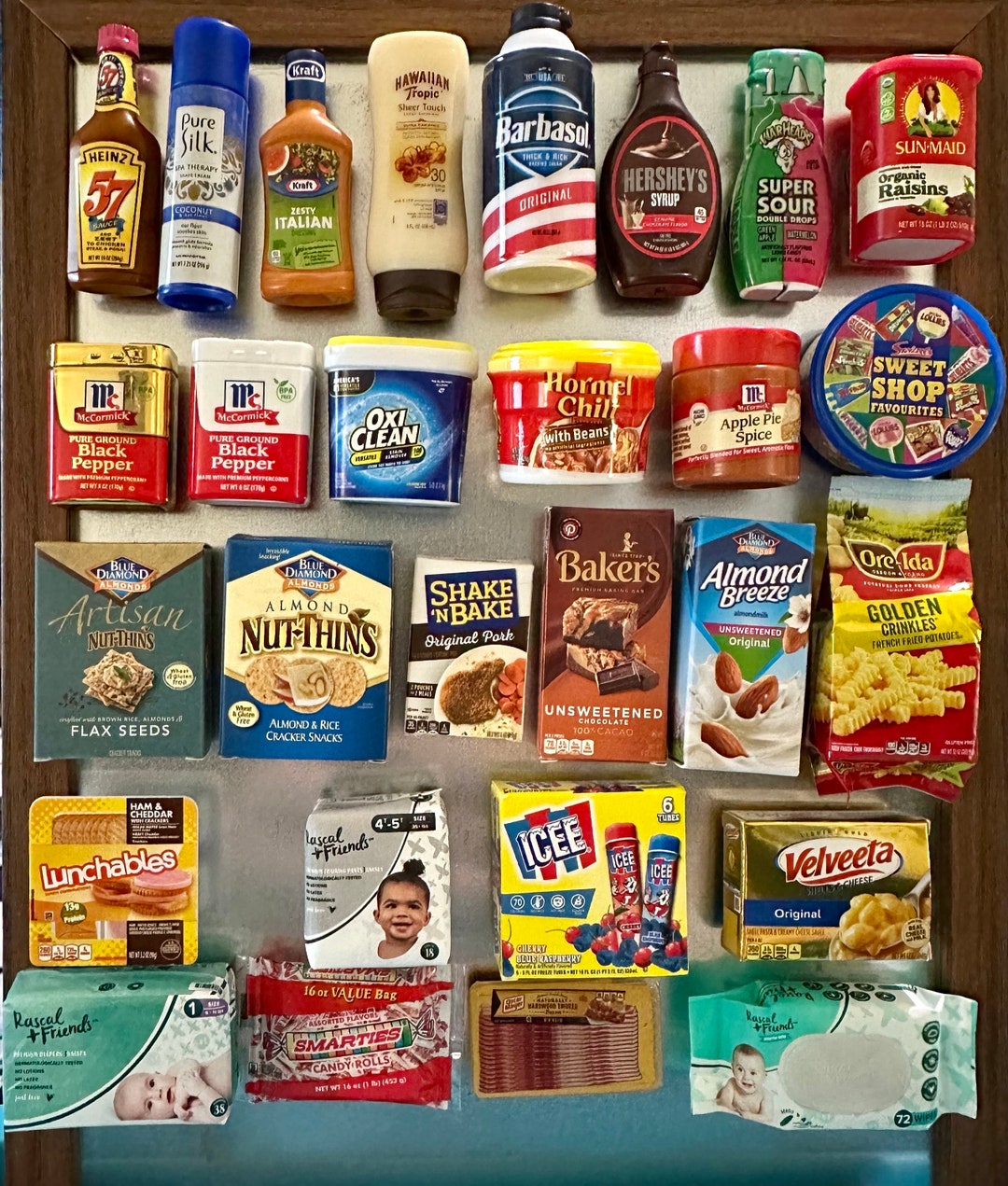 Mini Food Magnets Set of 28 Set 6 - Etsy