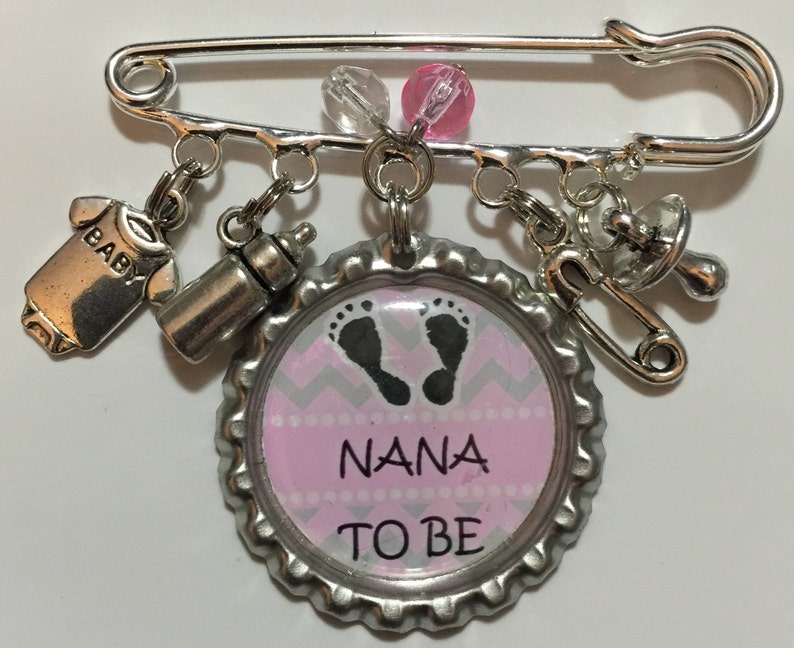 It's a Girl Nana to Be Pin Baby Shower Gift - Etsy