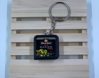 Cat Bread Bakery Keychain Asian Food Cusine Cute Art Charm Foodie Gift ...