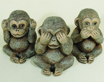 3 wise monkeys | Etsy