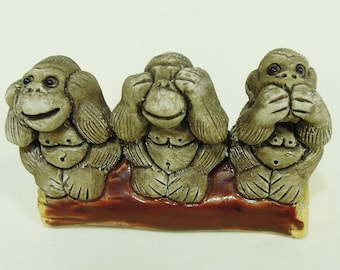 3 wise monkeys | Etsy
