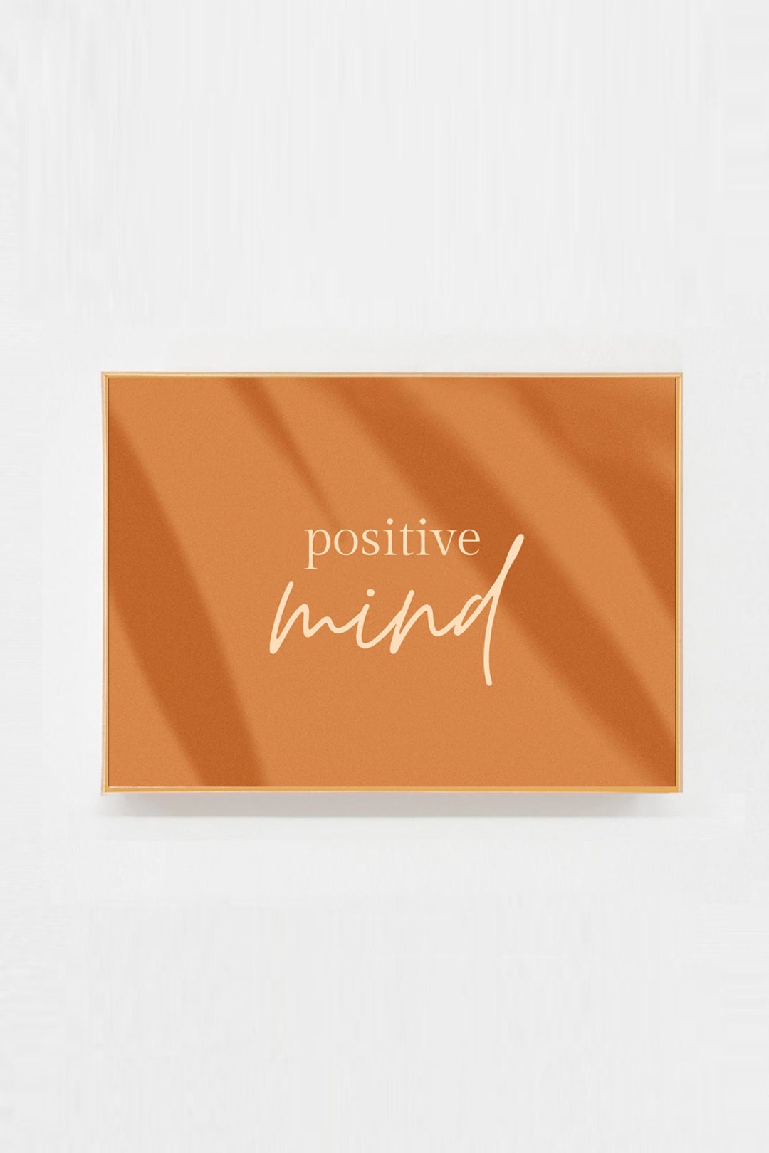 Carte postale Positive mind - message positif - Etsy France
