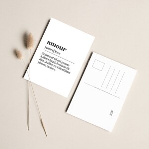 Postcard With Love Message - Etsy