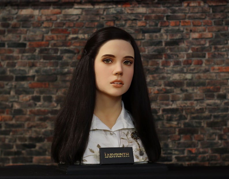 Realistic Life Size Bust of Sarah Labyrinth King of the Goblins Head ...