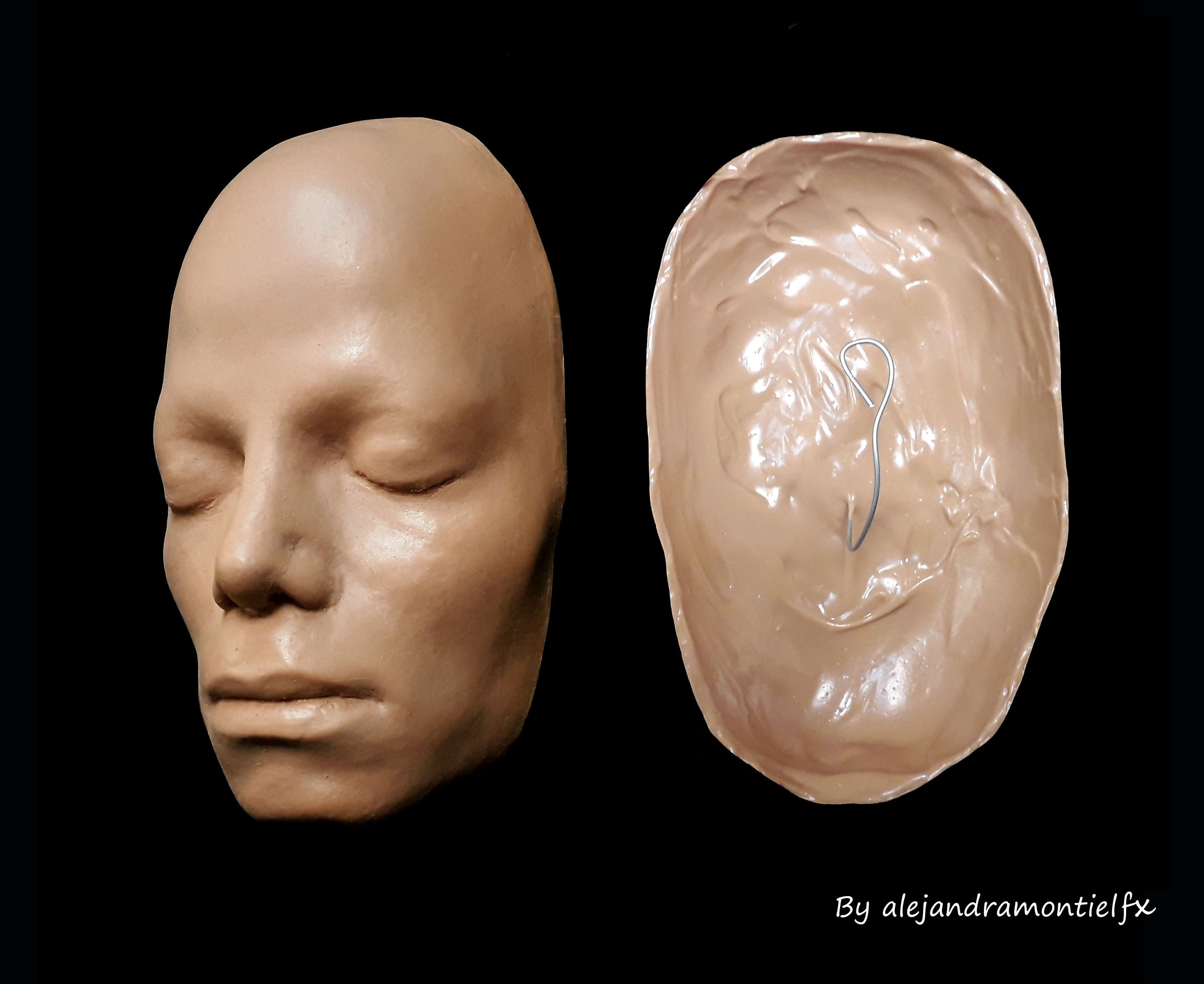 Michael Jackson Life Size Face, Life Cast for Thriller Collectors ...