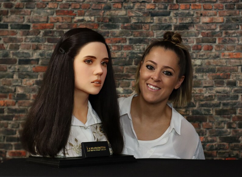 Realistic Life Size Bust of Sarah Labyrinth King of the Goblins Head ...