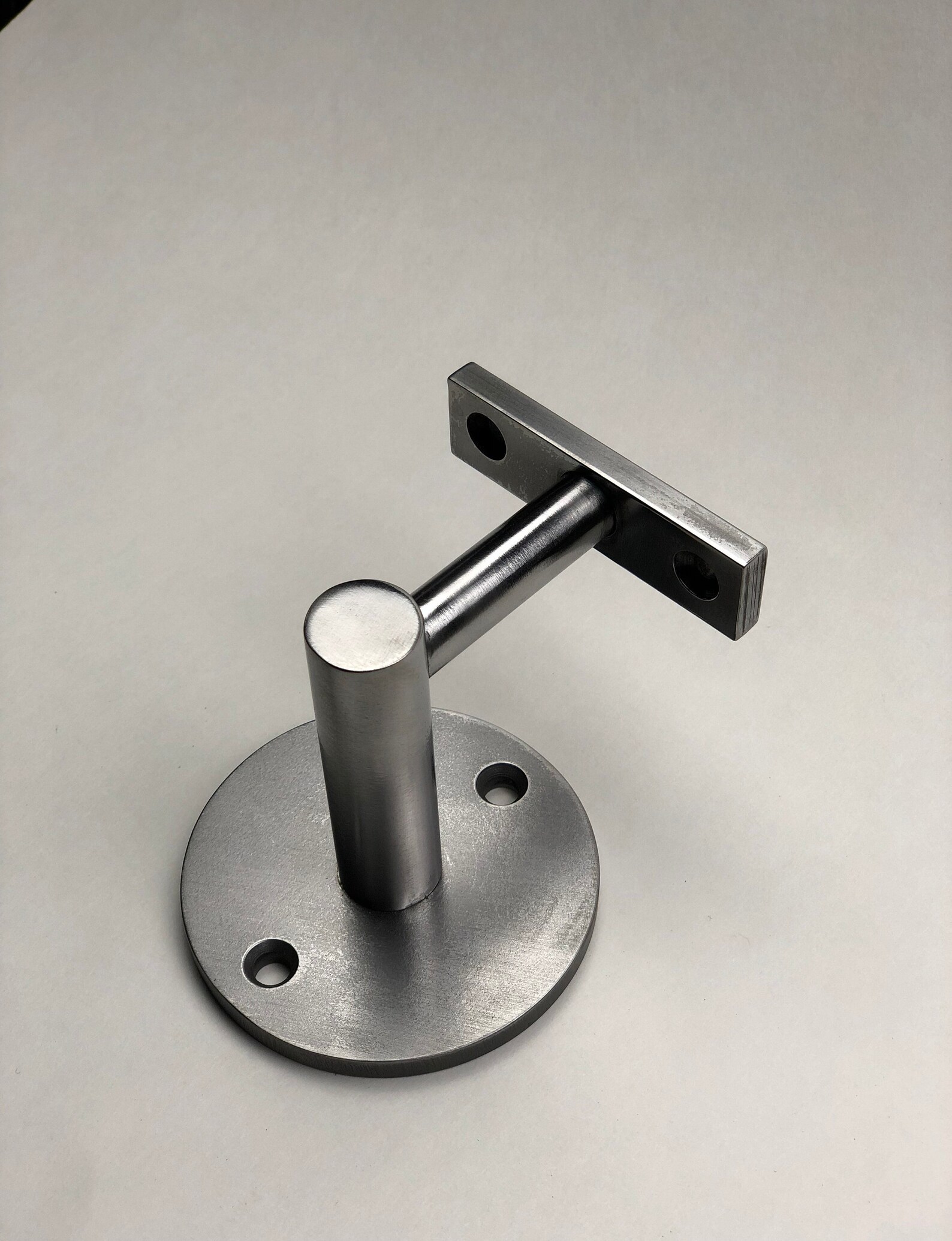 Adjustable Modern Round Steel Handrail Bracket-metal Bracket - Etsy