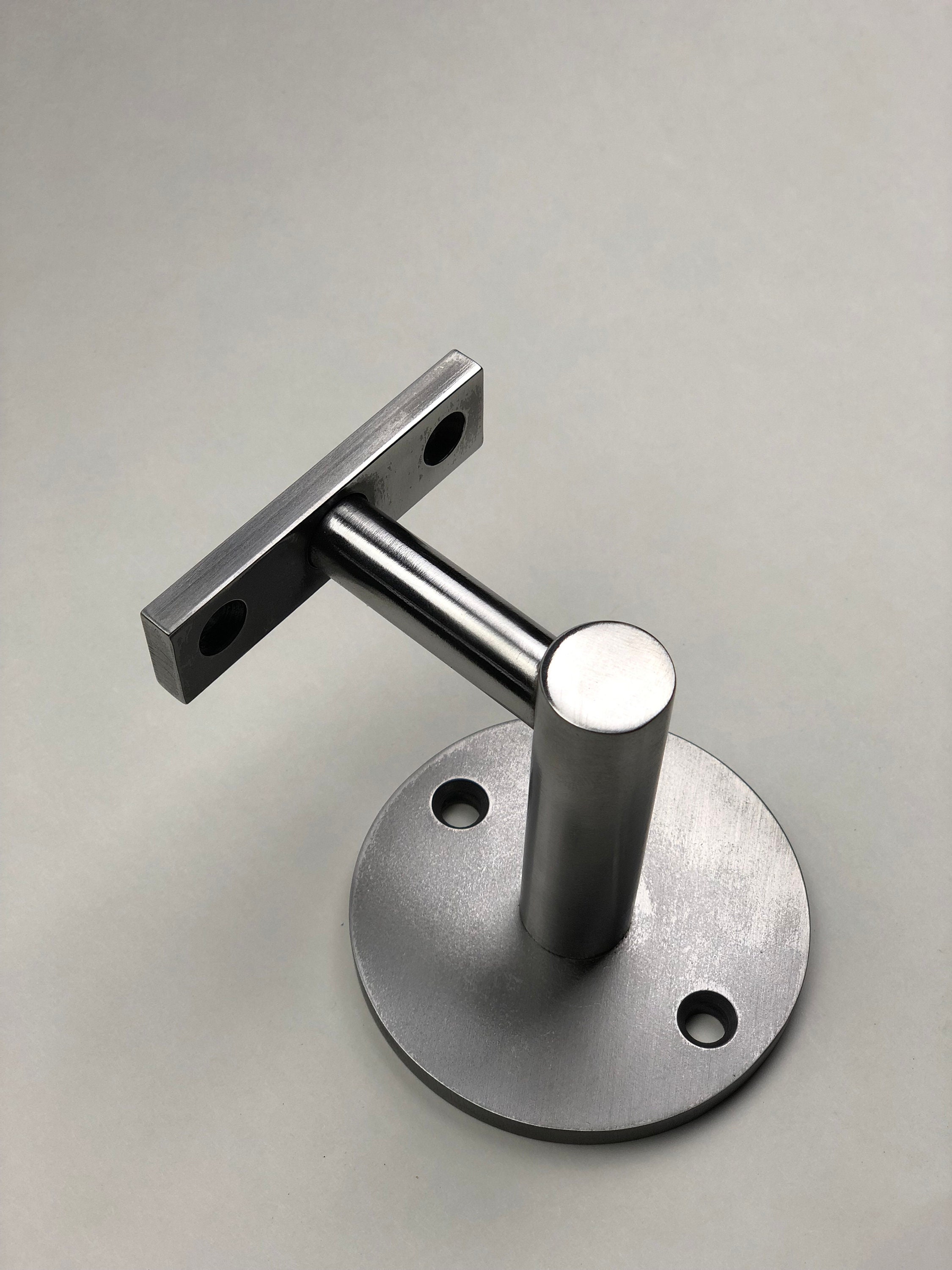 Adjustable Modern Round Steel Handrail Bracket-metal Bracket | Etsy