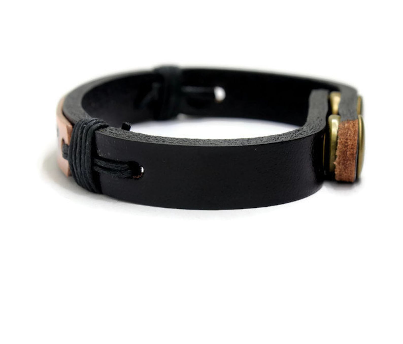 Custom Leather Bracelet Men Leather Bracelet Engraved - Etsy