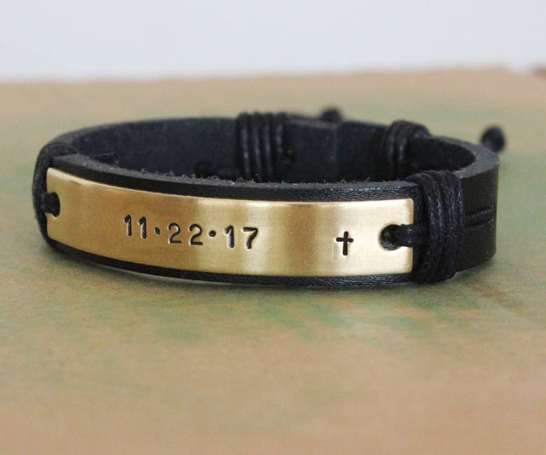 Personalized Mens Bracelet Mens Bracelet Bead Custom | Etsy