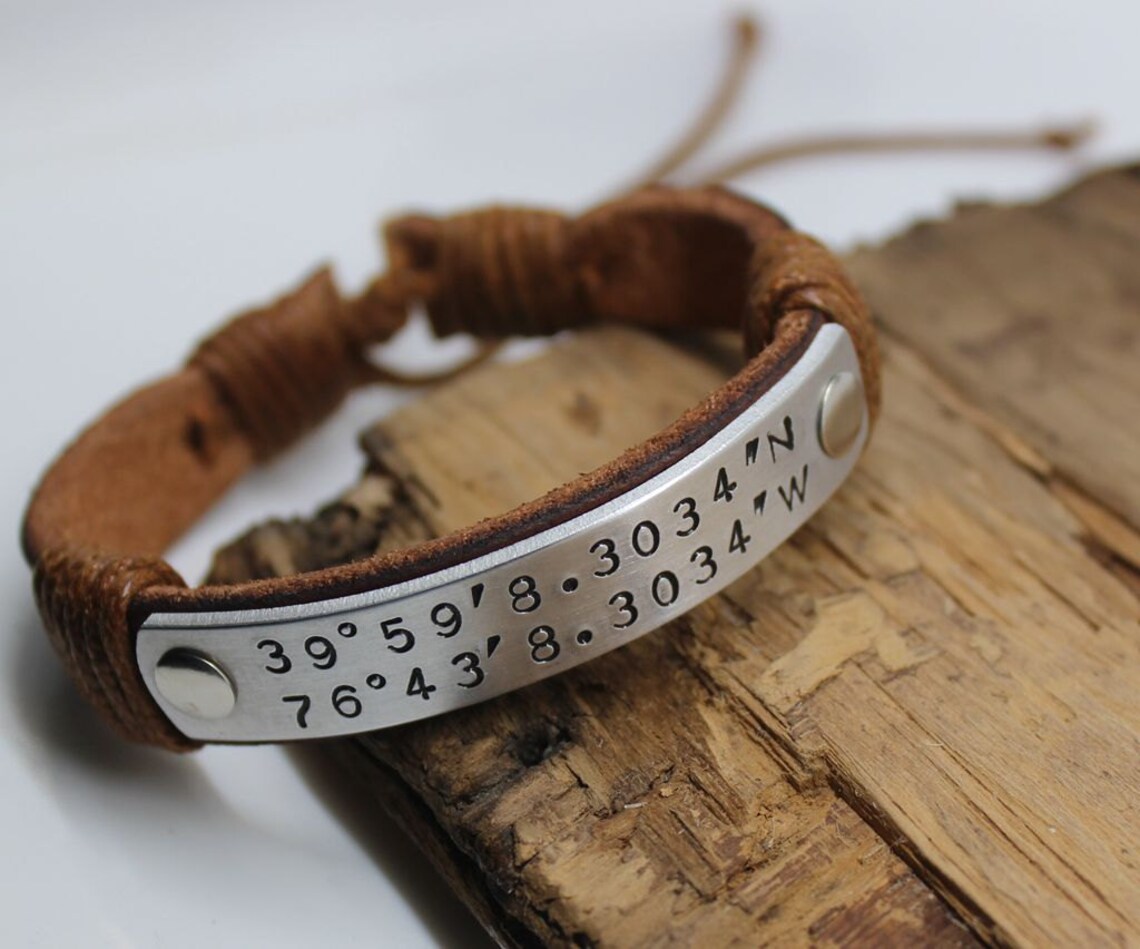 Longitude And Latitude Bracelets