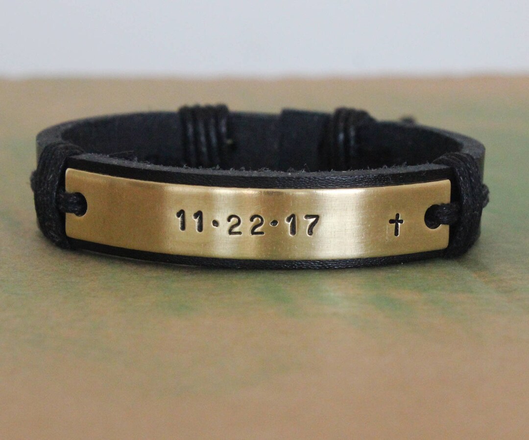 Personalized Mens Bracelet, Mens Bracelet Bead, Custom Bracelet ...