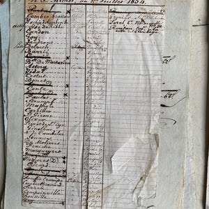 A Bundle of 15 Handwritten Papers From the 1800s - Etsy