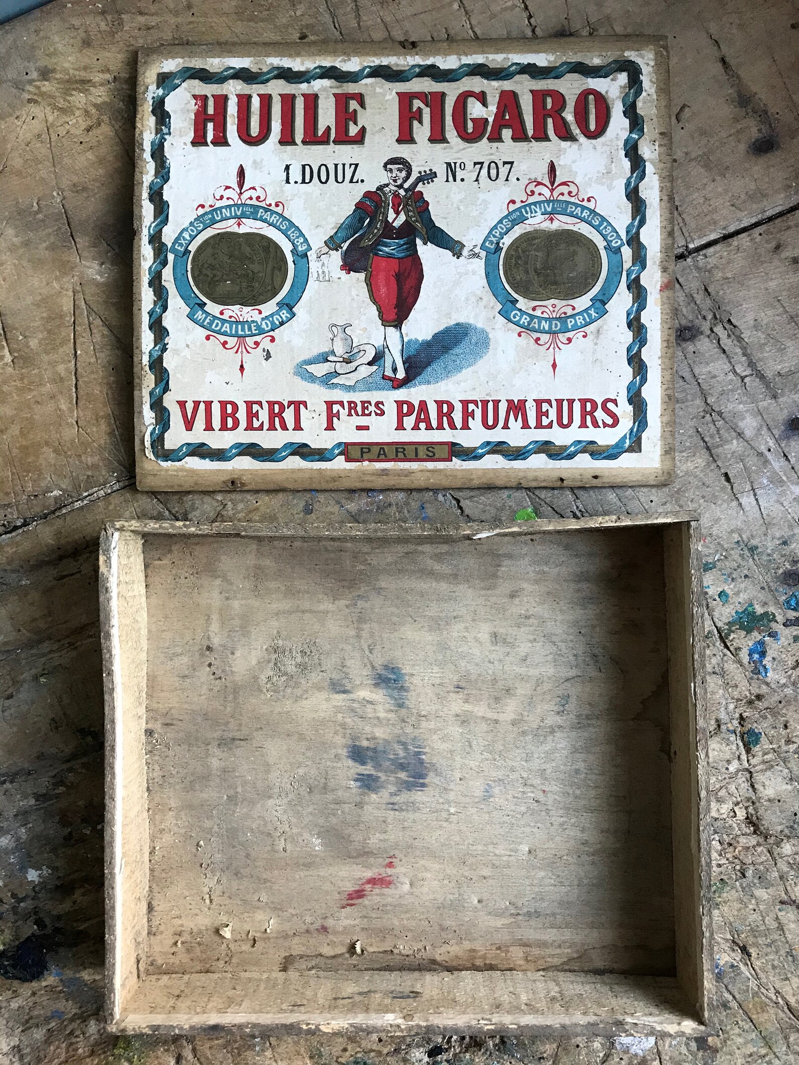 An Antique French Box, Antique Packaging, Vibert Freres - Etsy