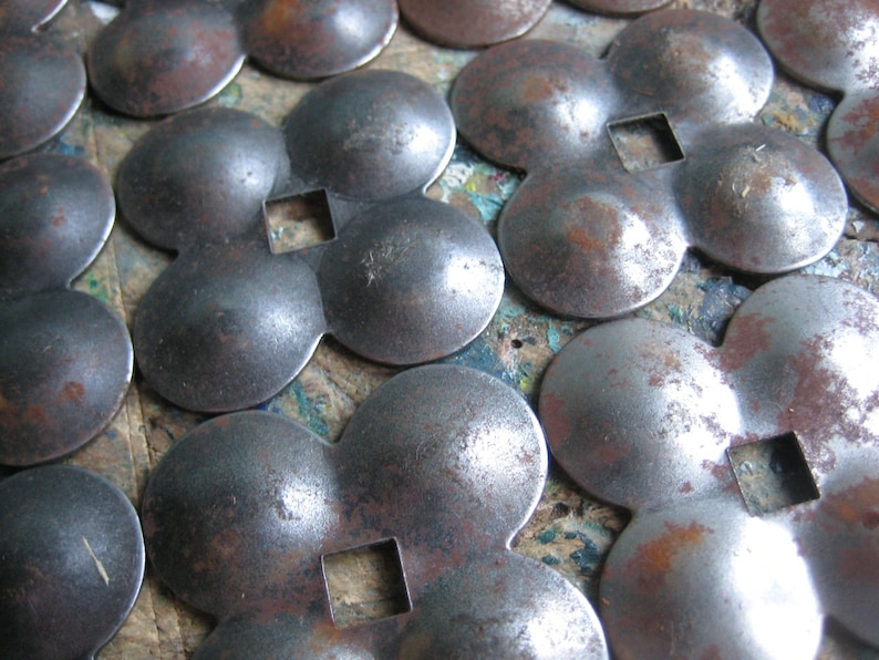 Vintage French Steel Escutcheons Square Escutcheons | Etsy