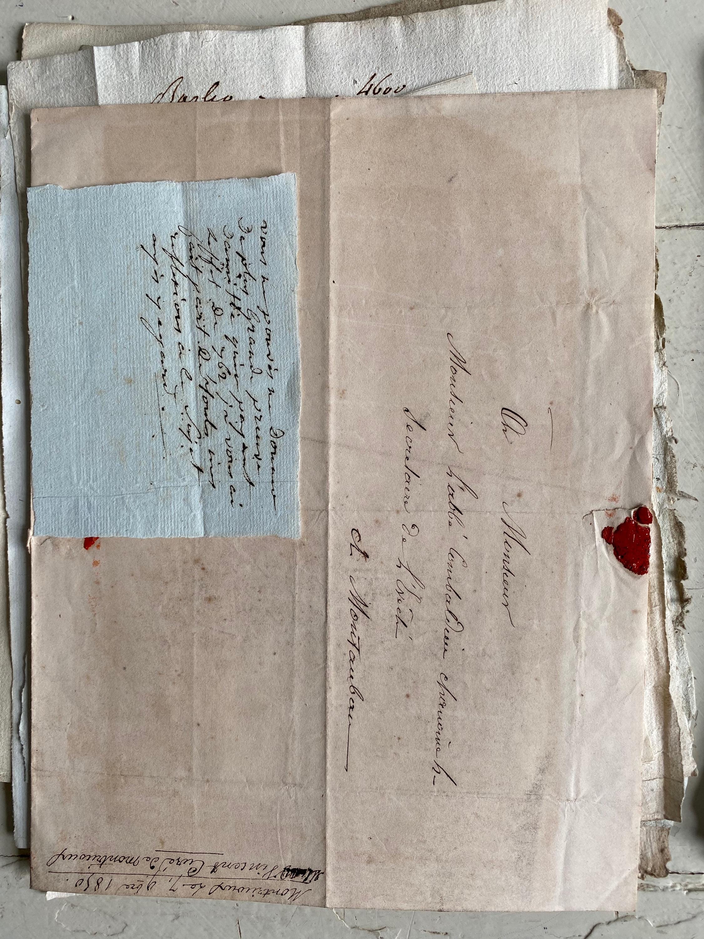 A Bundle of 15 Handwritten Papers From the 1800s - Etsy