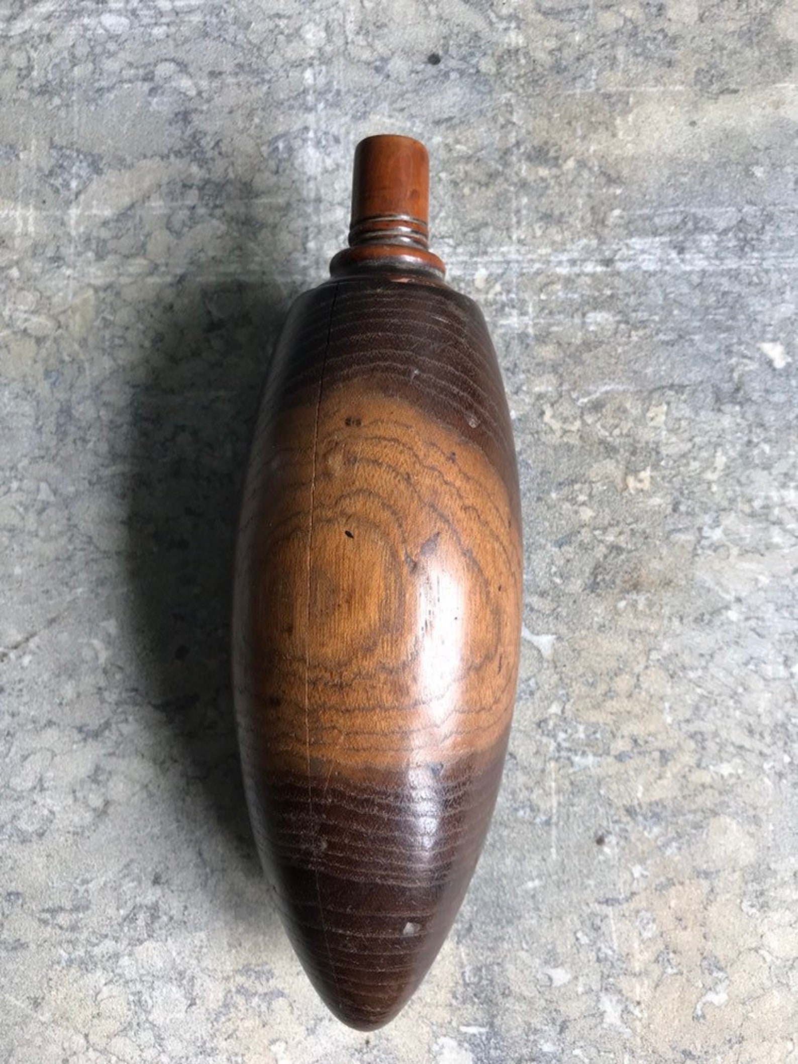 A Vintage French Wooden Powder Flask | Etsy