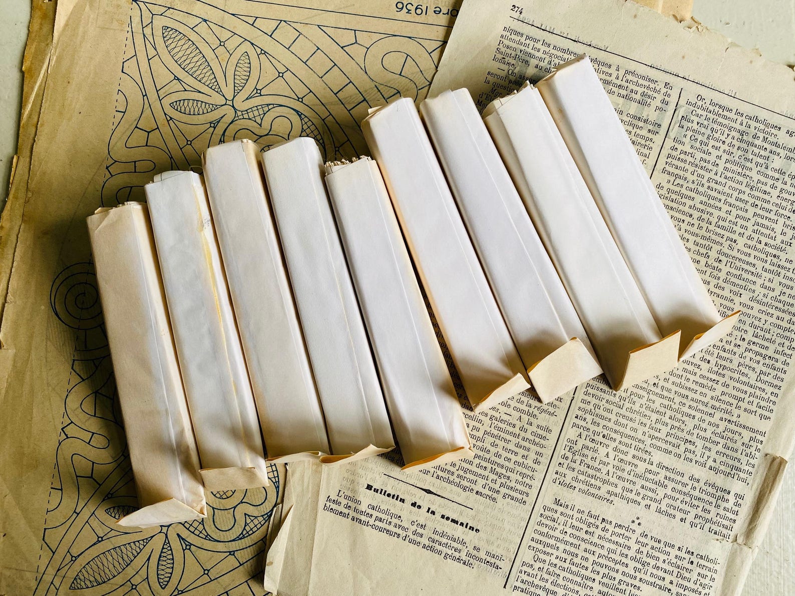 Vintage French Wine Filter Papers, - Etsy