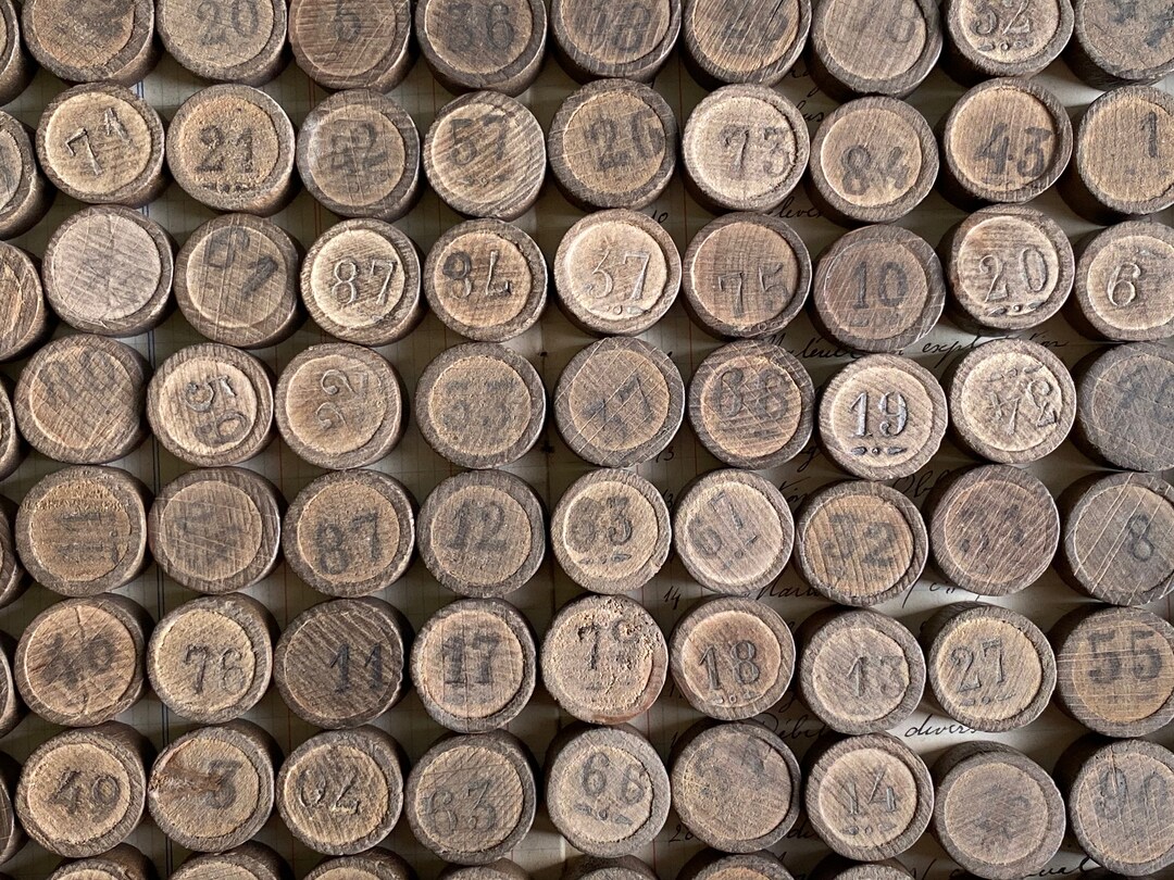 Vintage French Wooden Lotto Counters, Games Counters - Etsy