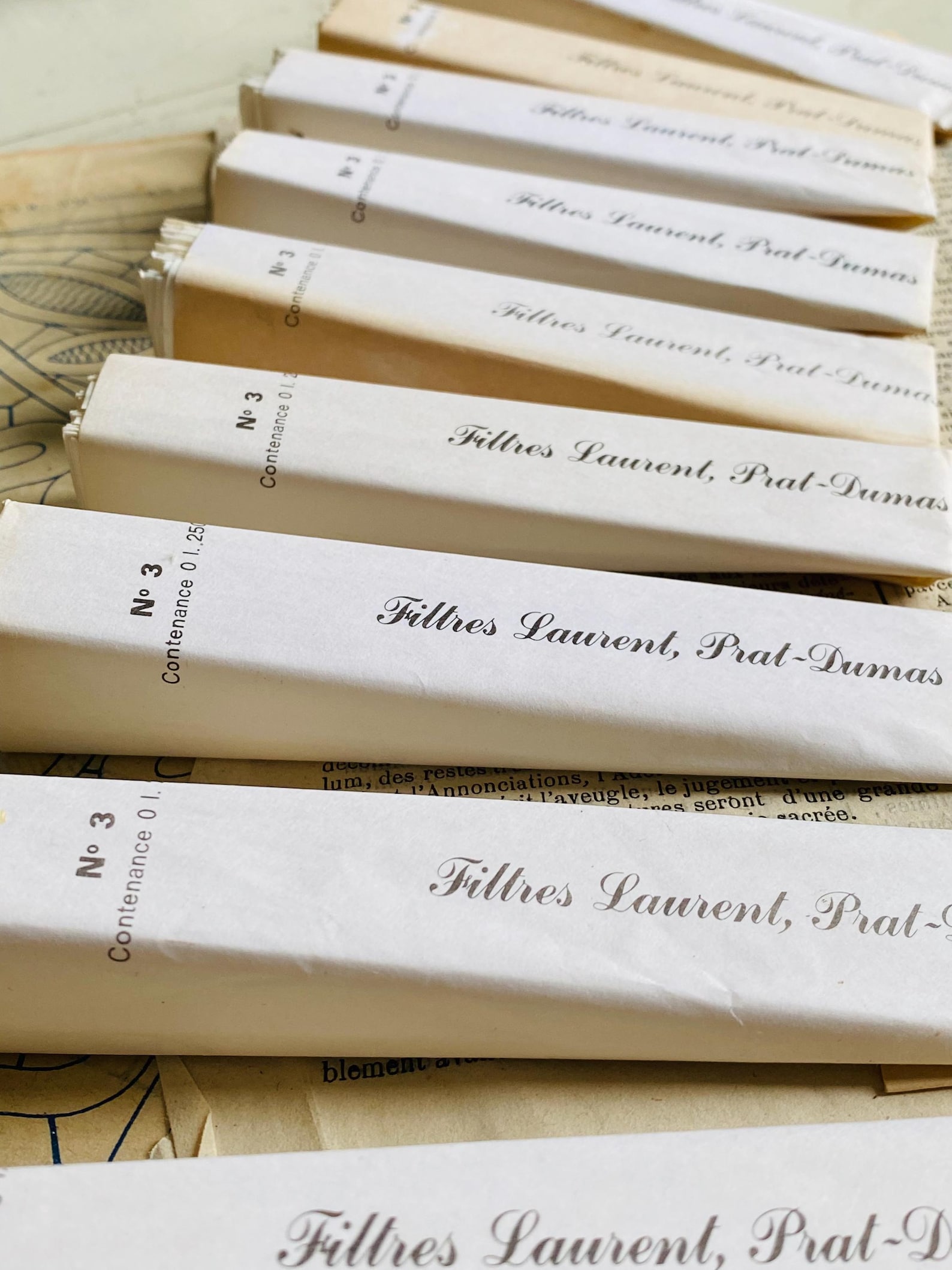 Vintage French Wine Filter Papers, - Etsy