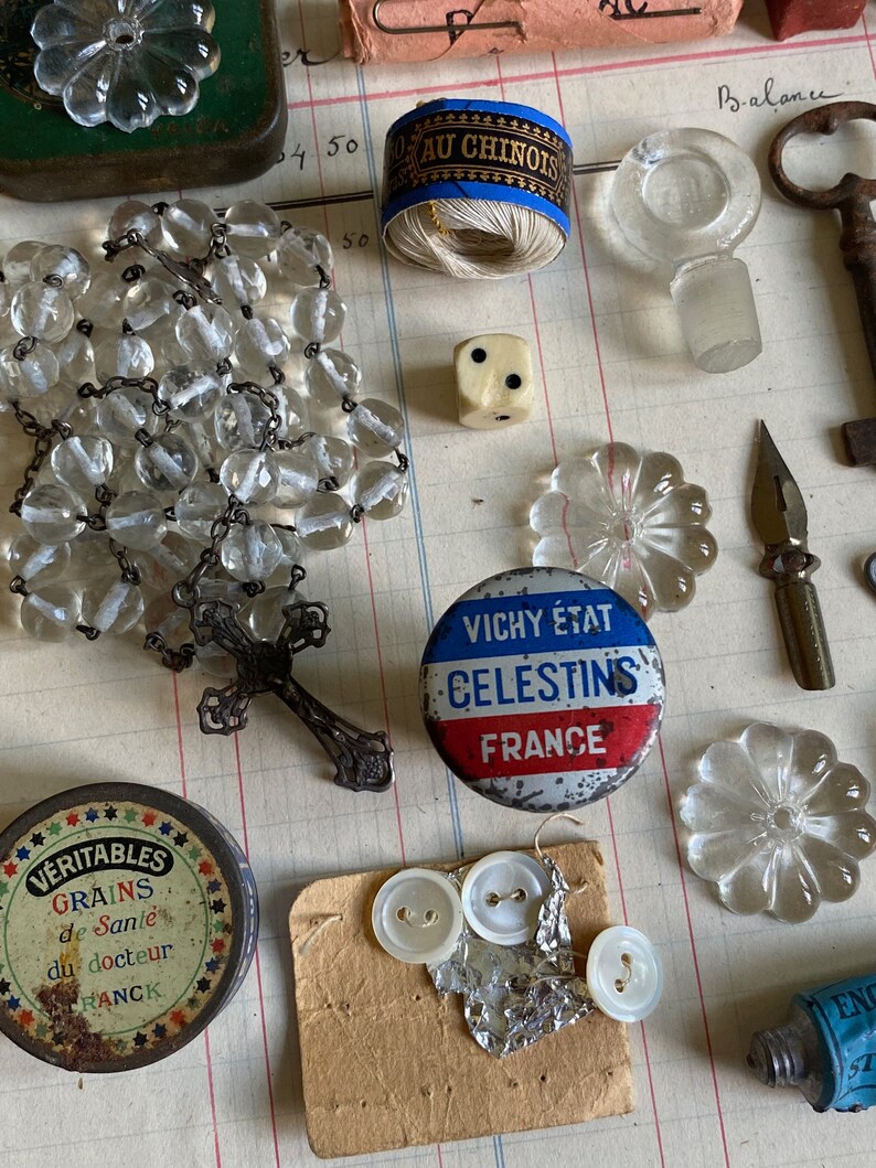 A Small Wooden Postal Box Full of Vintage French Treasure! - Etsy