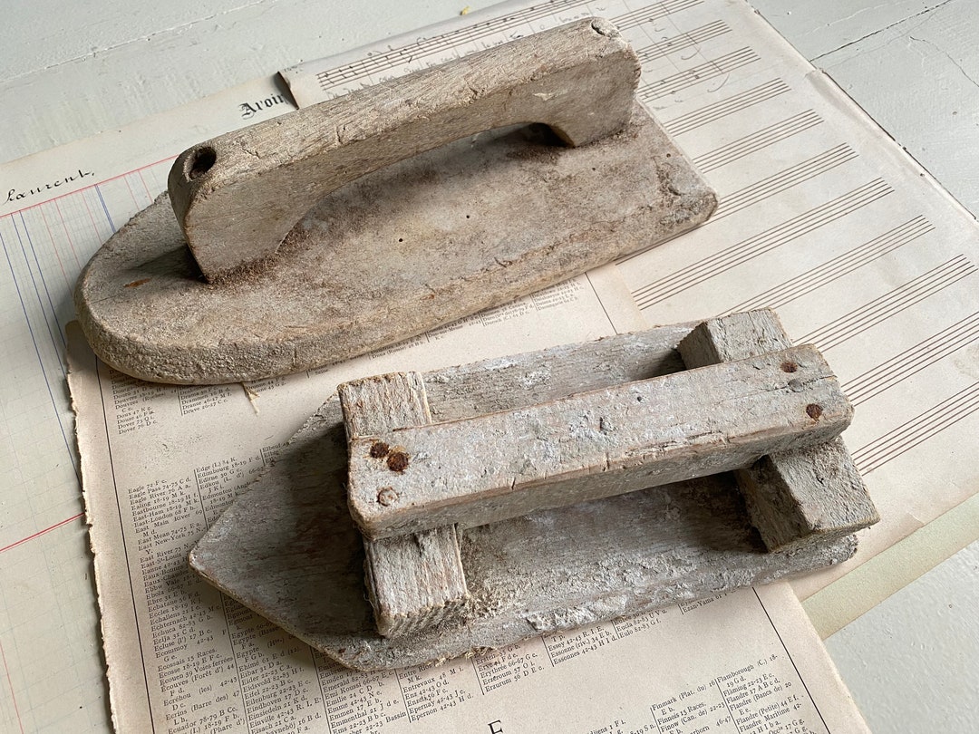 Two Rustic Wooden Mason's Floats, Wooden Plastering Floats - Etsy