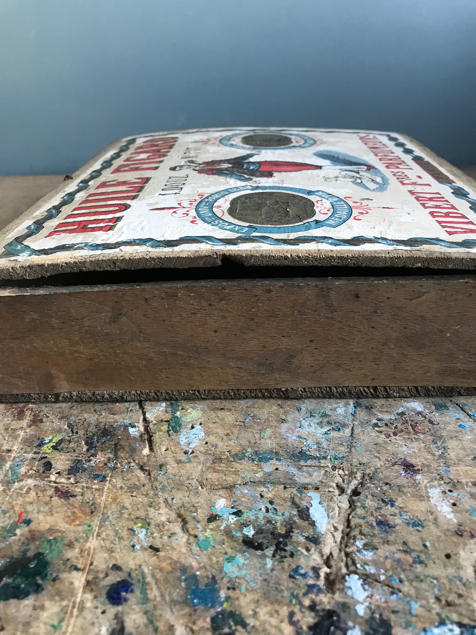 An Antique French Box, Antique Packaging, Vibert Freres - Etsy