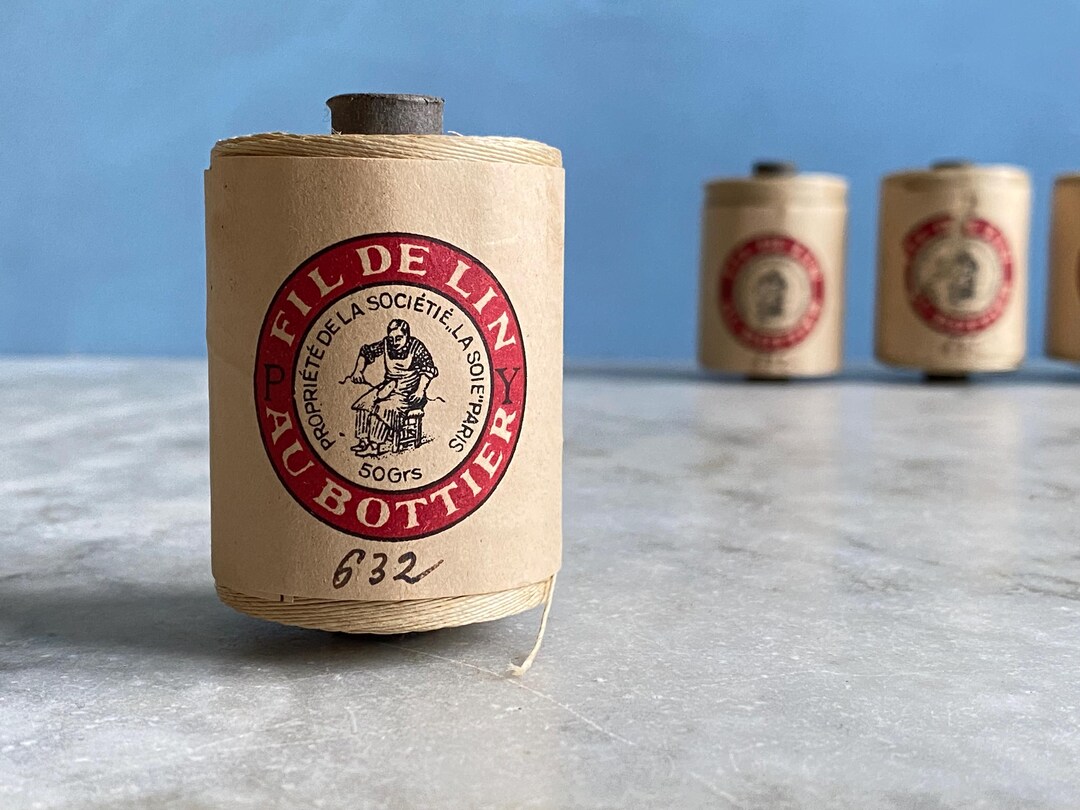 Vintage French Linen Thread, Cobbler's Boot Thread, Extra Strong - Etsy