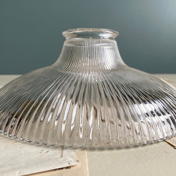 Ribbed Glass Shade - Etsy