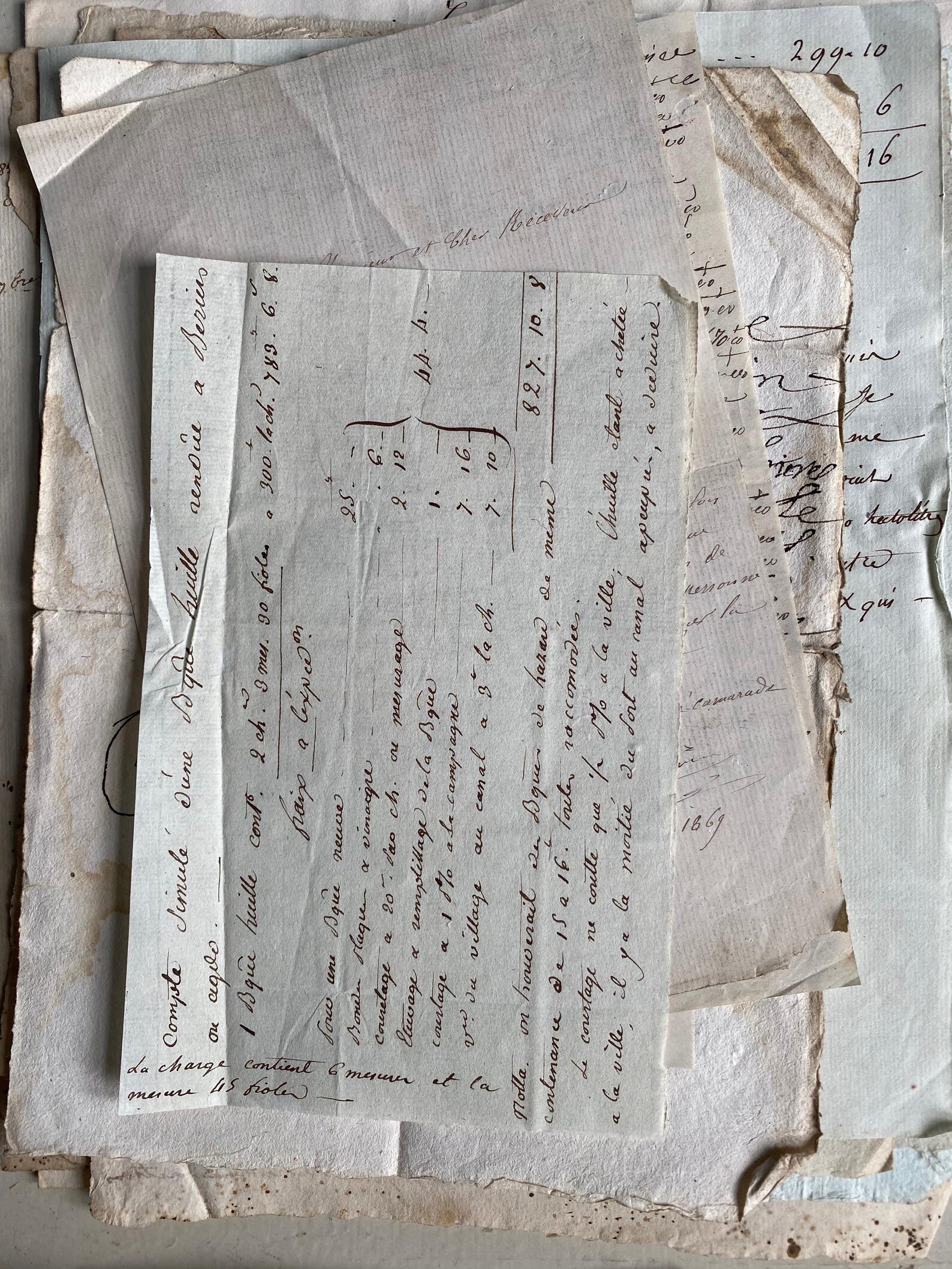 A Bundle of 15 Handwritten Papers From the 1800s - Etsy
