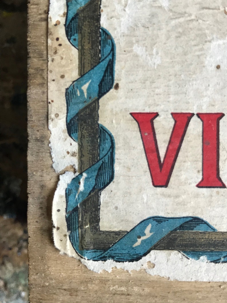 An Antique French Box, Antique Packaging, Vibert Freres - Etsy