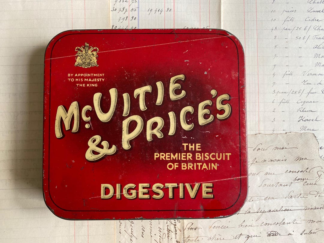 A Vintage Scottish Mcvities and Prices Digestive Biscuit Tin, Square ...