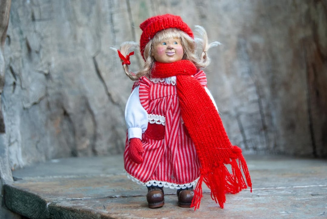 Swedish Norwegian Nisse Tomte Woman Scandinavian Perfect - Etsy