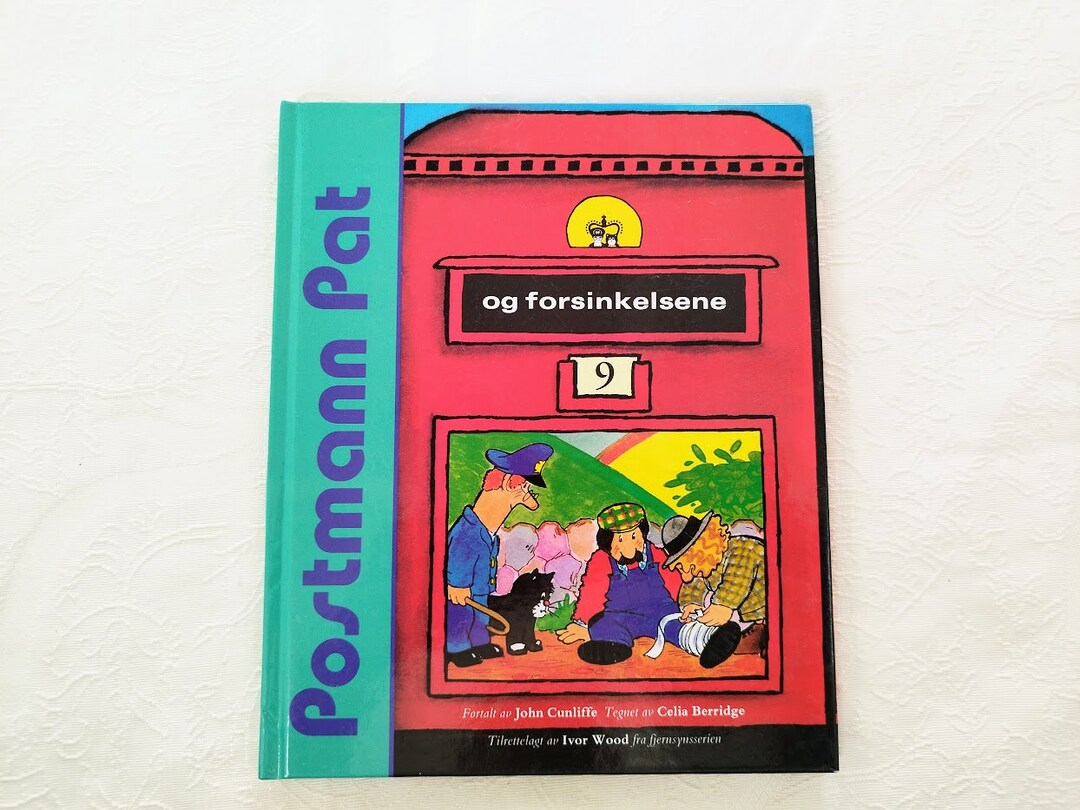 Norwegian Book Postman Pat to the Rescue Illustrated Norsk - Etsy