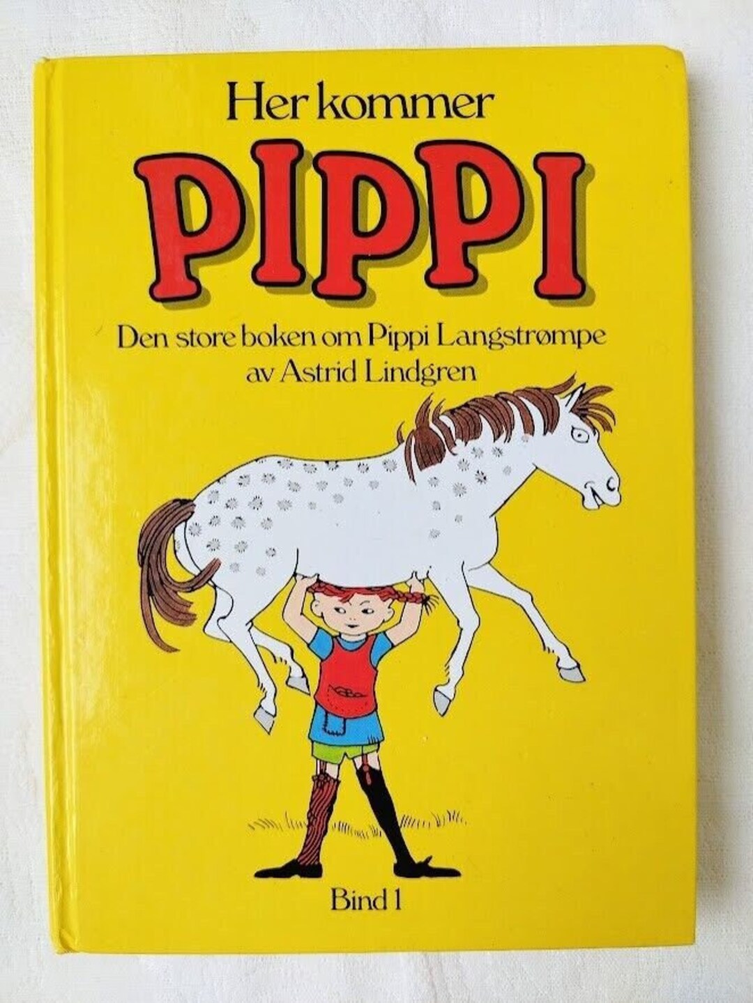 NORWEGIAN Book Pippi Longstocking Goes to Sea Astrid - Etsy