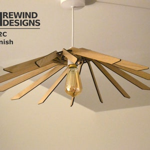 Various Style Large Wooden Lamp Shades, Scandinavian Decorative Wooden ...