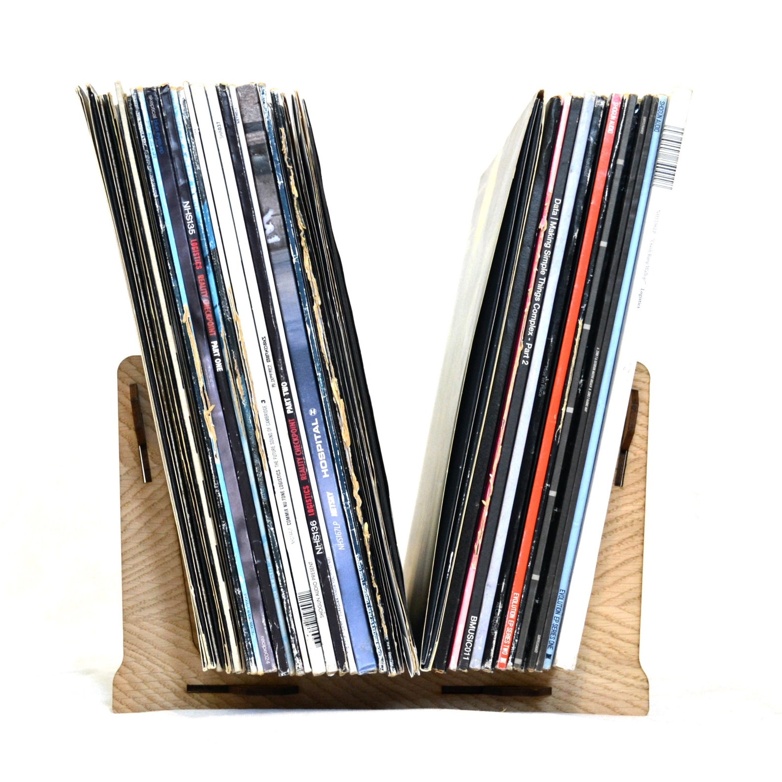 Vinyl Record Storage Holder Double Ended Rack Stand 35-60 - Etsy