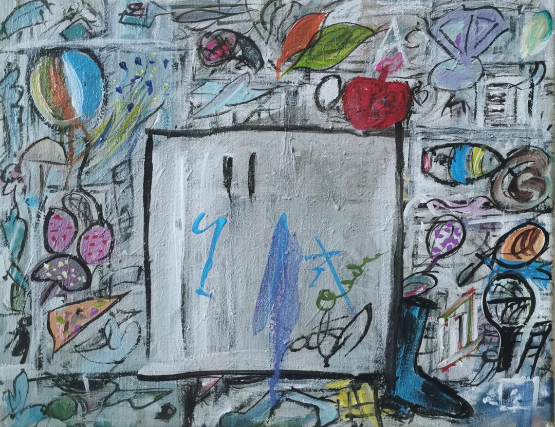 Contemporary Modern Abstract Art Print From the Original Artist ...